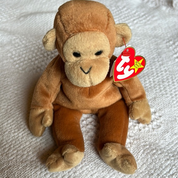 Ty | Toys | Ty Beanie Baby Bongo The Monkey | Poshmark